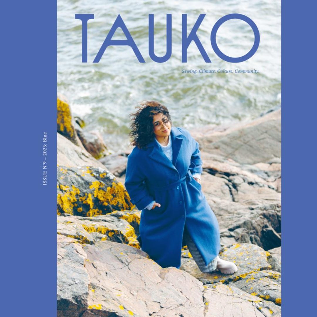 Tauko Sewing Dressmaking Magazine Issue 9 2023 Blue - Etsy
