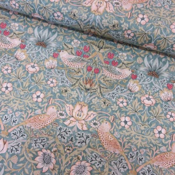 William Morris Strawberry Thief Fabric - Etsy William Morris Strawberry Thief Fabric - Etsy