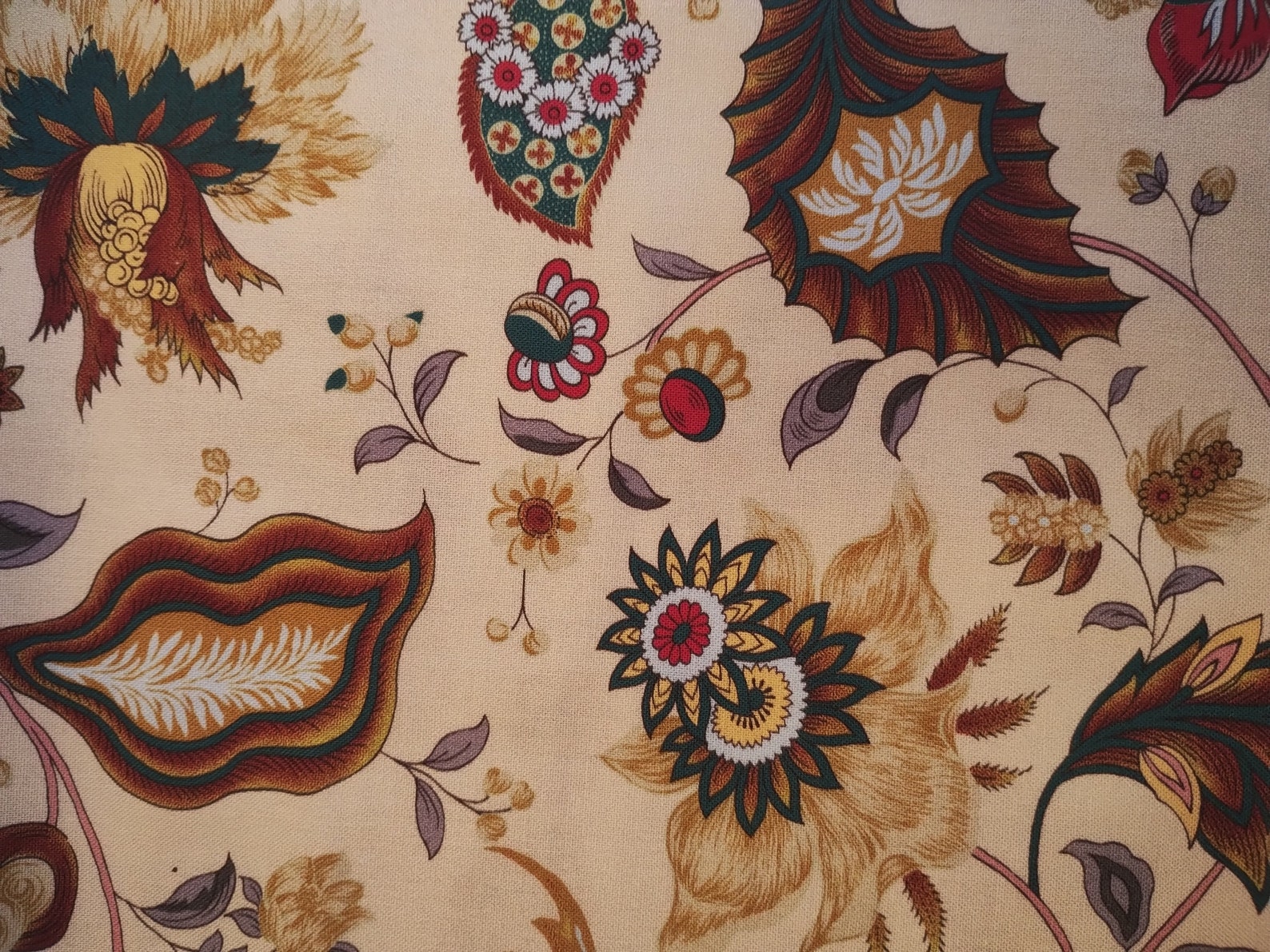 Dutch Heritage DHER 4026 MULTICOLOURED Cotton Fabric French Indiennes ...