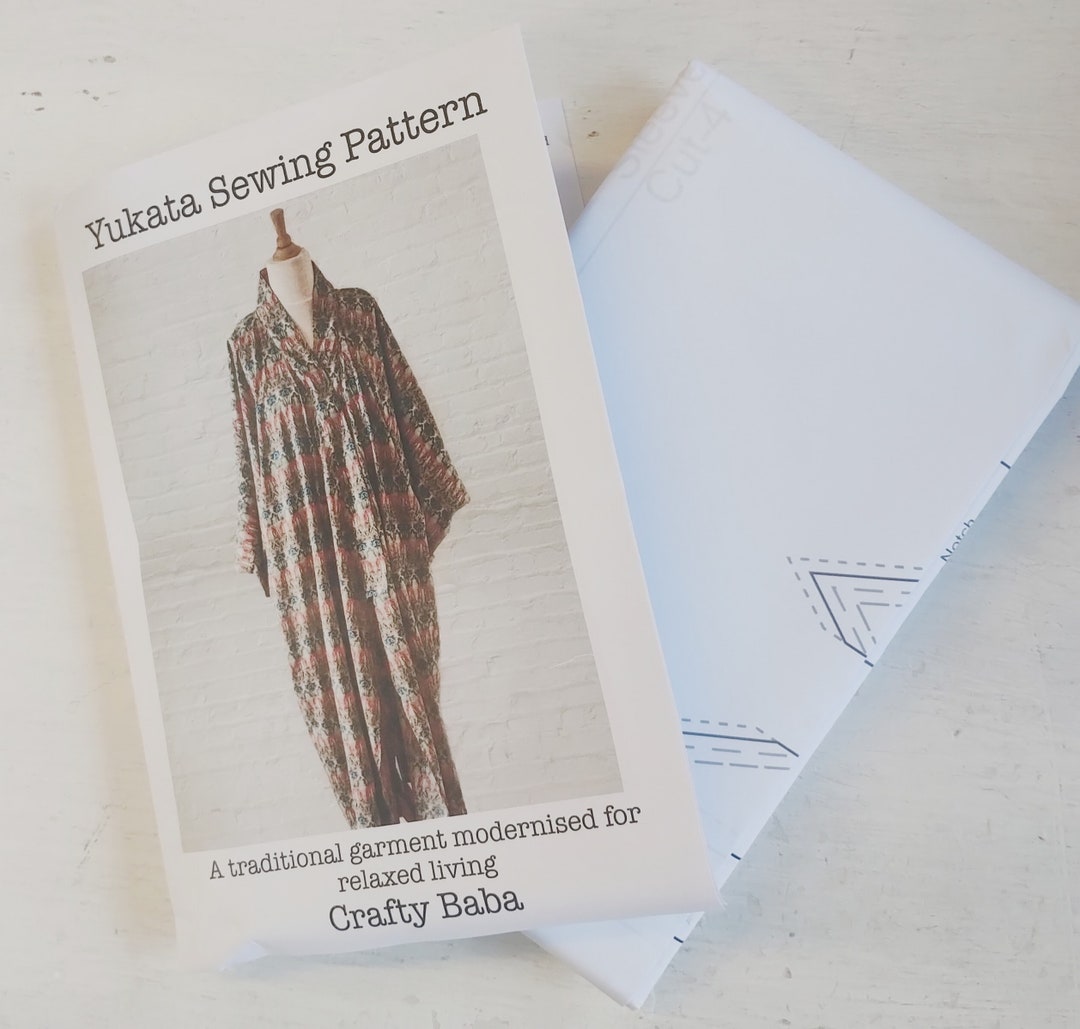 Japanese Yukata Sewing Paper Pattern Sizes 8-22 - Etsy