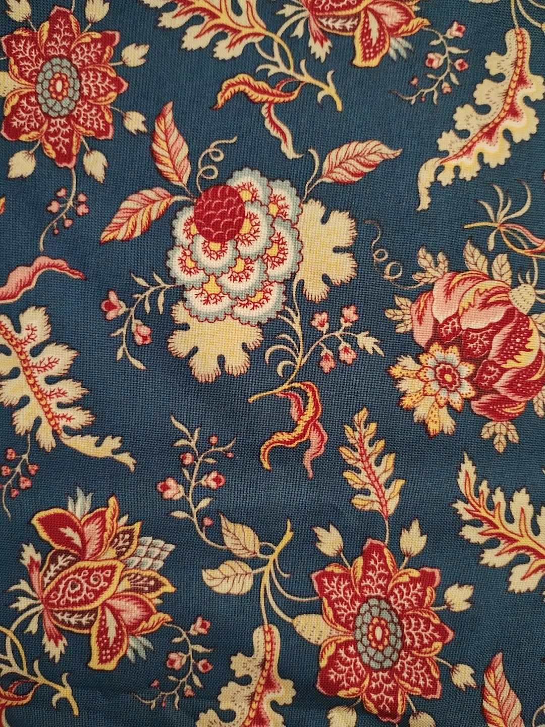 Dutch Heritage Cotton Fabric for Patchwork Quilting DHER 1022 ROYAL ...