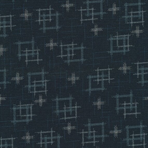 Indigo Kasuri Homespun Kimono Japanese Traditional Print Linen | Etsy