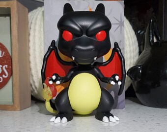 Shiny Charizard Custom Painted Funko Pop Figure - Etsy