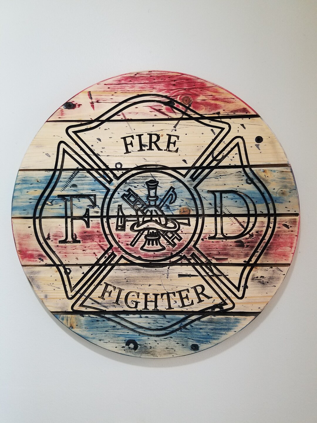 Distressed Wood Maltese Cross - Etsy