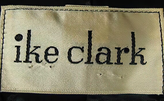 1950s Ike Clark Black Damask Jacket - Gem