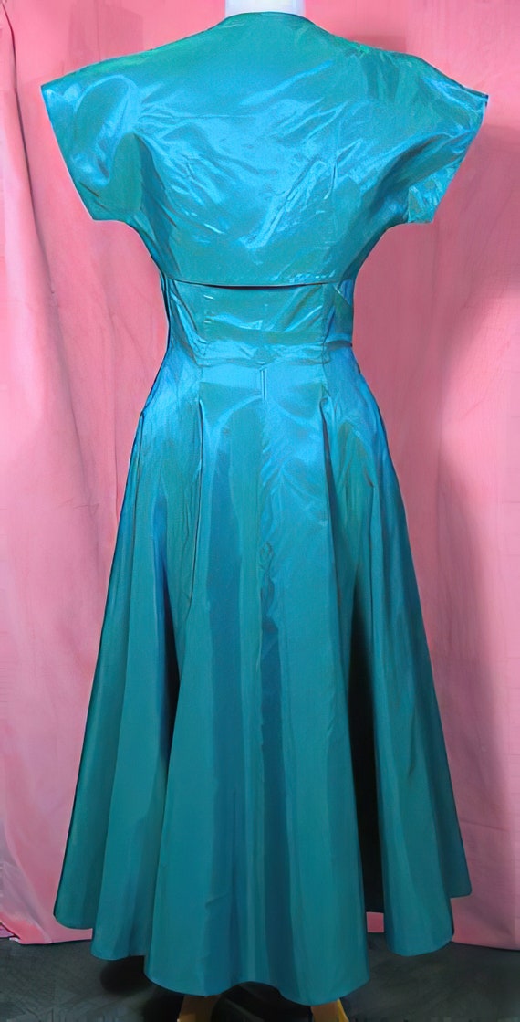 50s Taffeta Bombshell Prom Dress VLV - Gem
