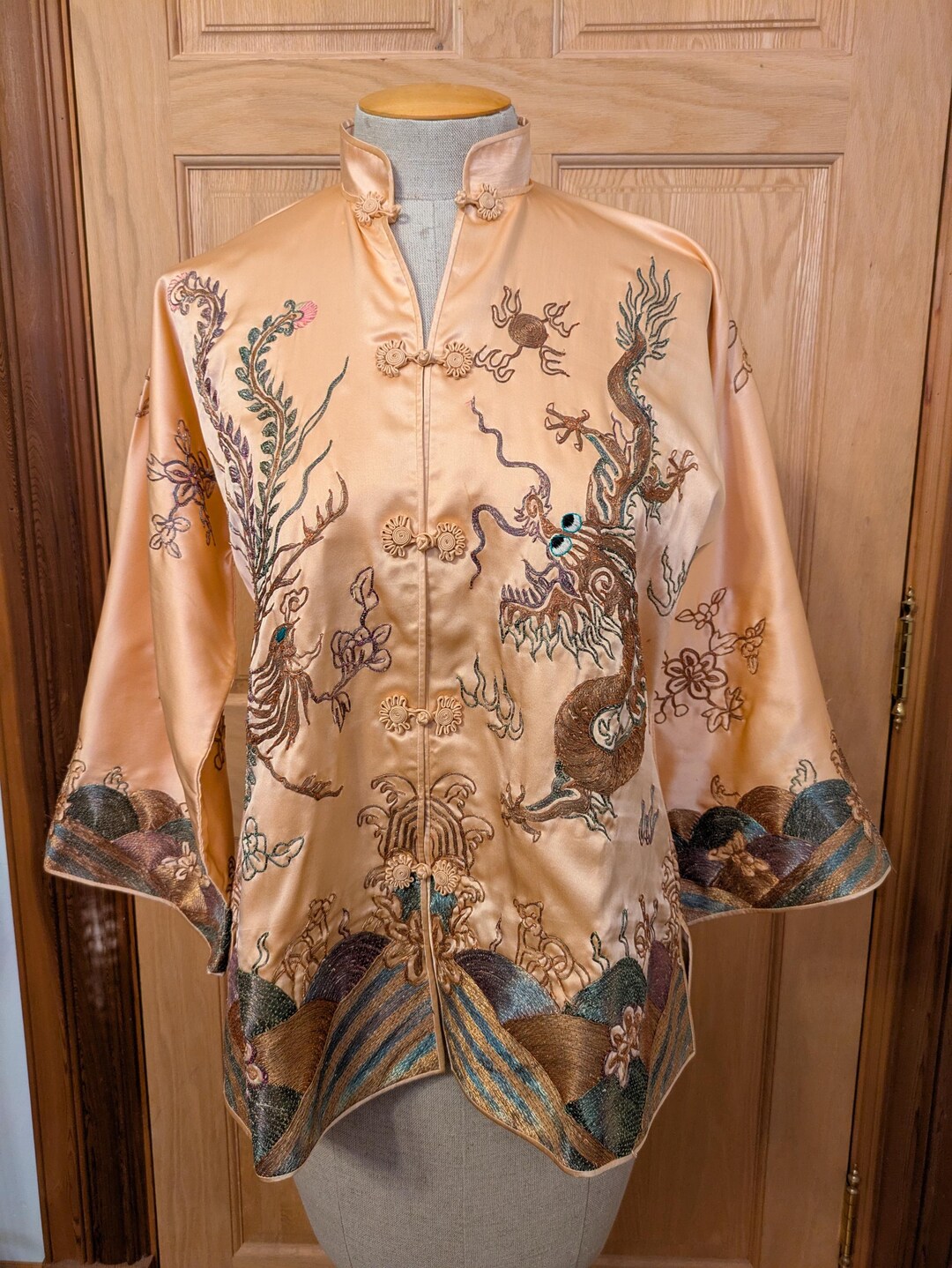 1930s Chinese Silk Embroidered Jacket - Etsy