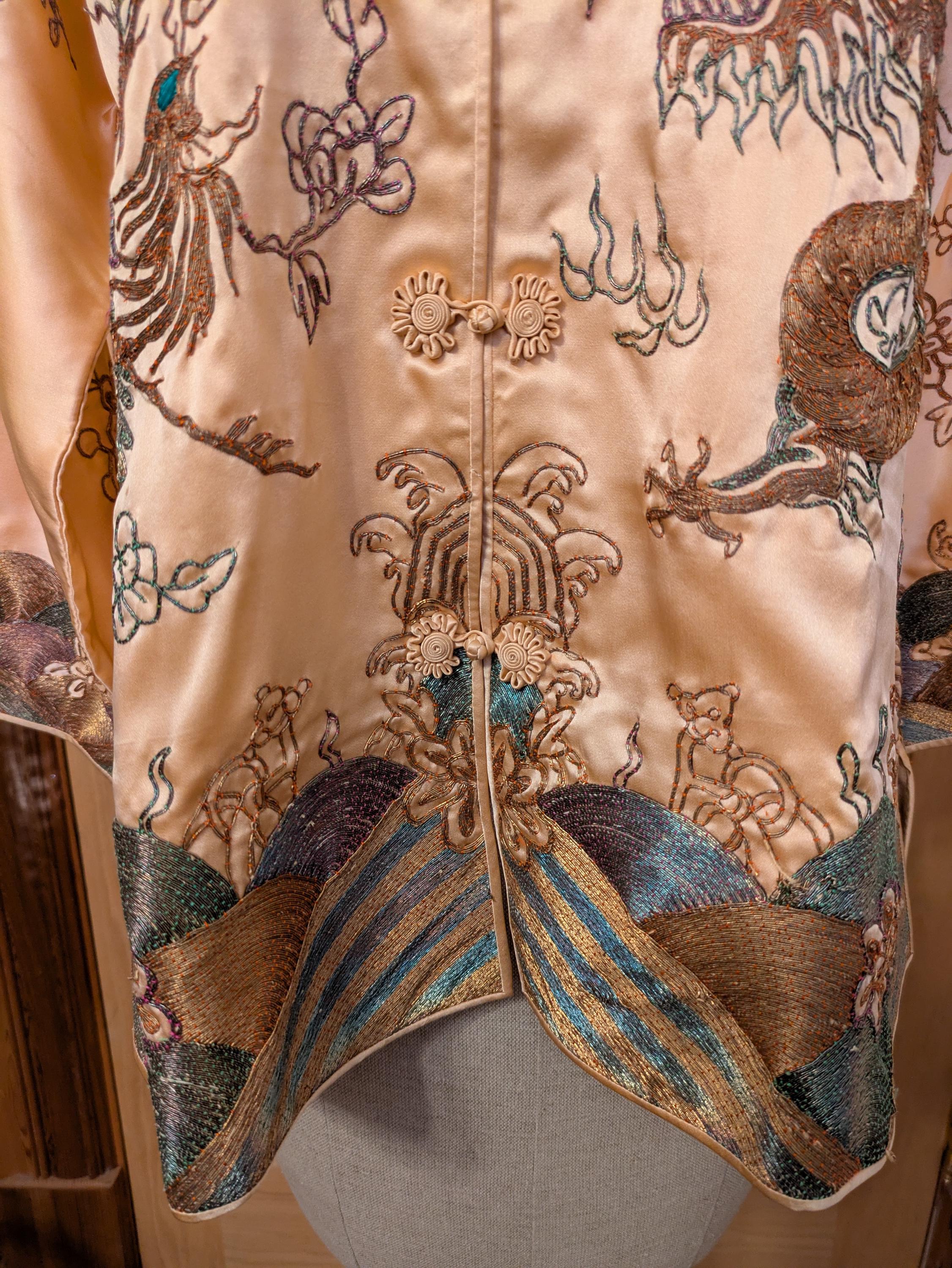 1930s Chinese Silk Embroidered Jacket - Etsy