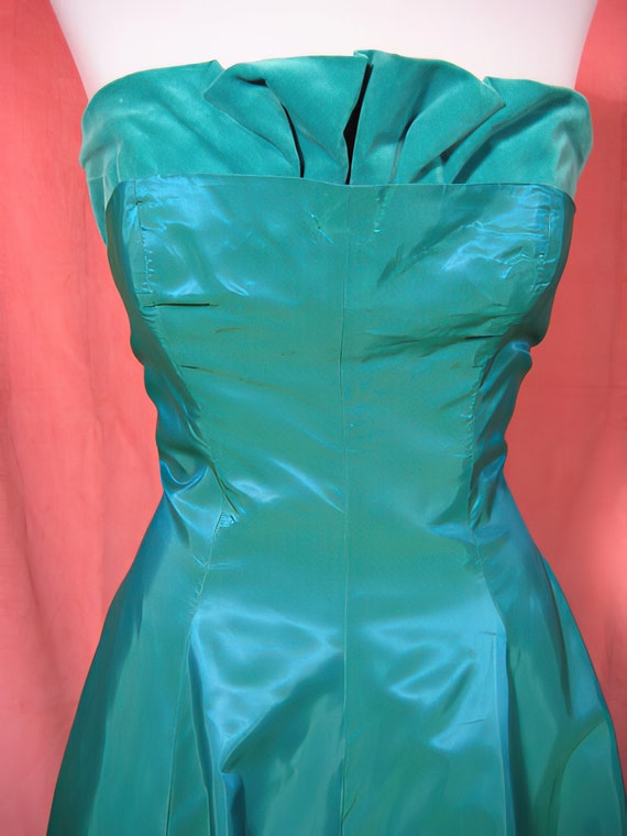 50s Taffeta Bombshell Prom Dress VLV - Gem