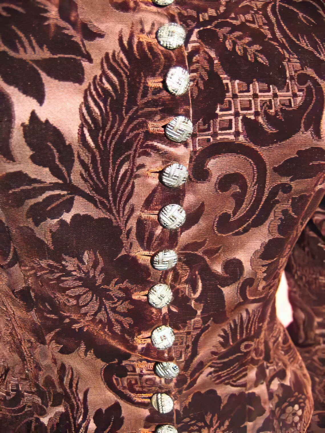 Victorian Cut Velvet Jacket Steampunk - Etsy