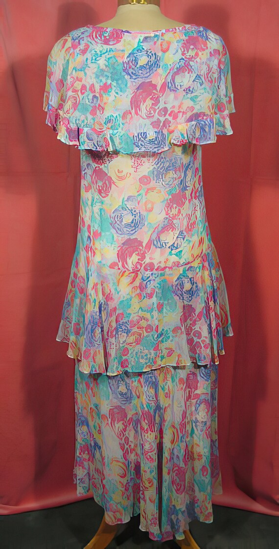 1970s Jane Singer Dress 1920s Style - Gem