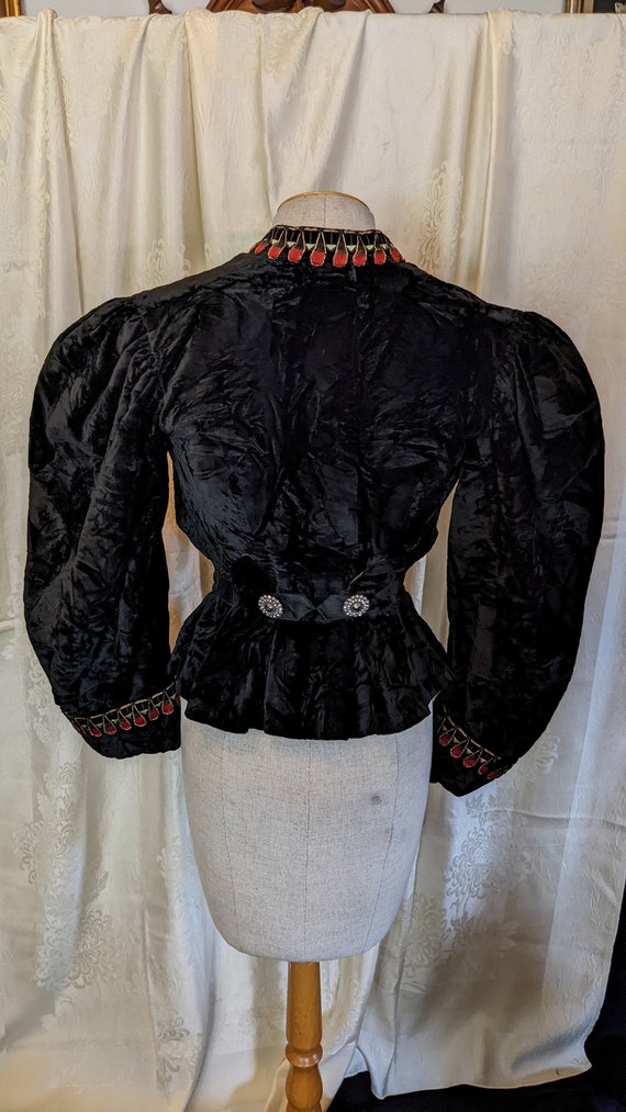 Edwardian Velvet Jacket Victorian - Gem
