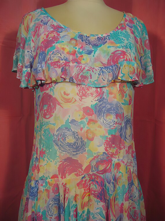 1970s Jane Singer Dress 1920s Style - Gem