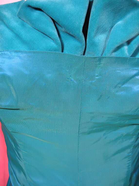 50s Taffeta Bombshell Prom Dress VLV - Gem