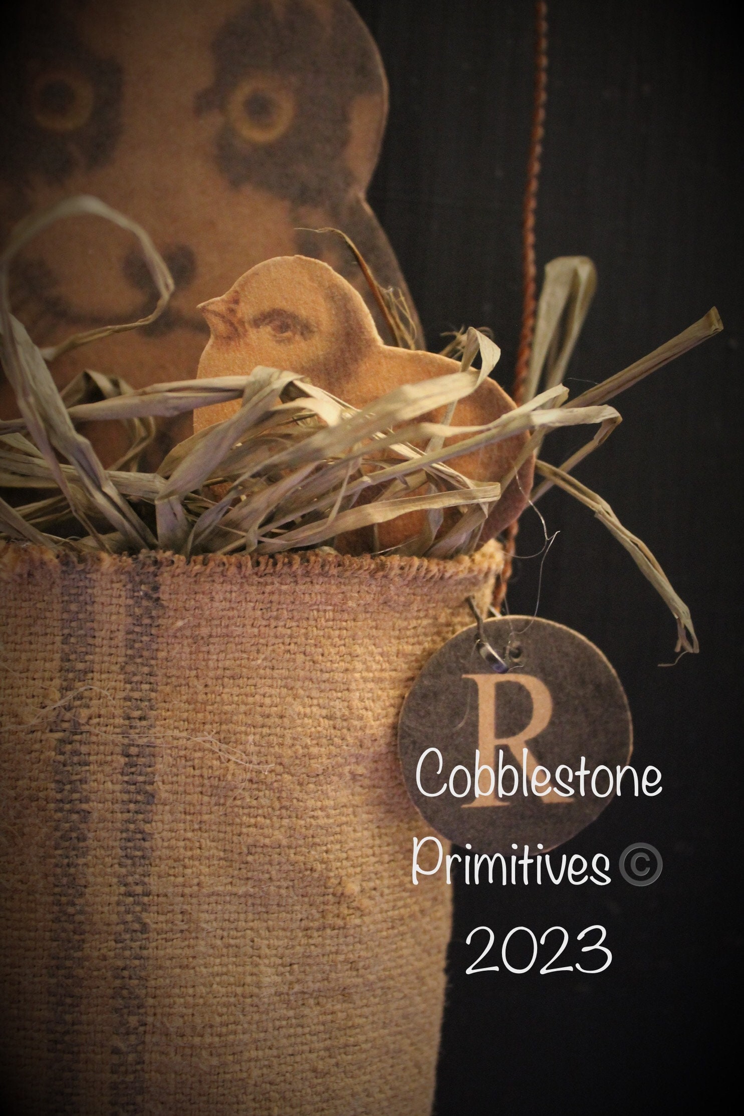 Primitive Folk Art Bunny Rabbit - Etsy