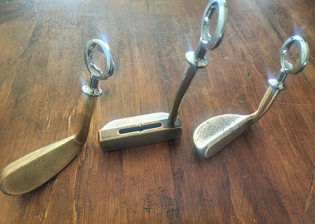 Vintage Brass Putter Bottle Openers. Rare Brass Putters. Truly One of a ...