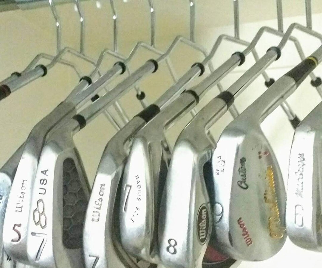 Unique Golf Gift for Him Hanger of Golf Irons Clothes Hanger Unique ...