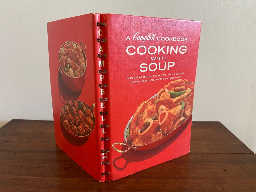 Campbells Cooking With Soup Vintage Spiral Cookbook Mid - Etsy