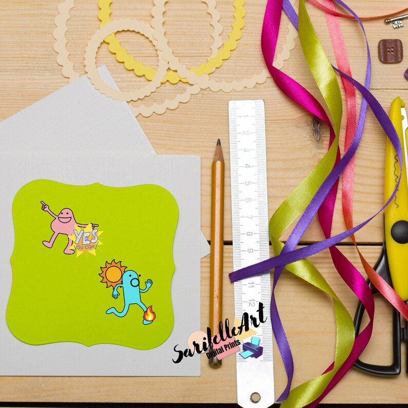 Emoji Printable Stickers Printable Sticker Sheet Print and - Etsy