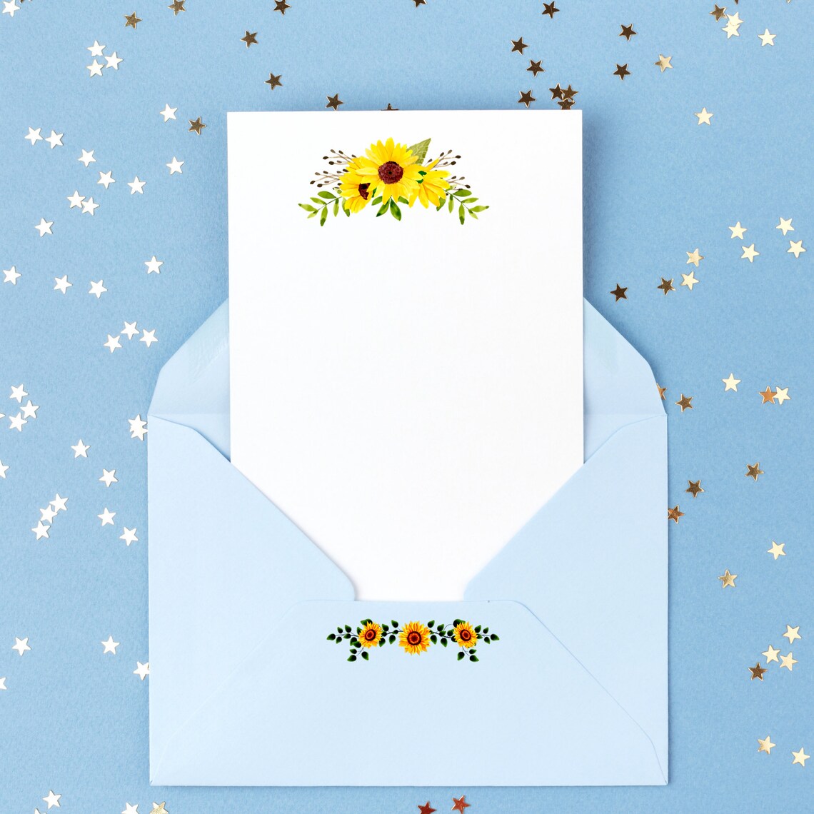 Sunflowers, Floral Printable Stickers, Daily Journal Stickers - Etsy