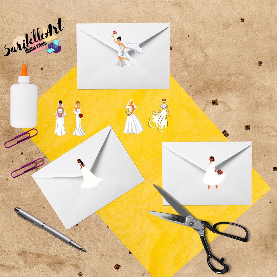 Bride, Wedding Stickers, Daily Stickers for Your Journal - Etsy