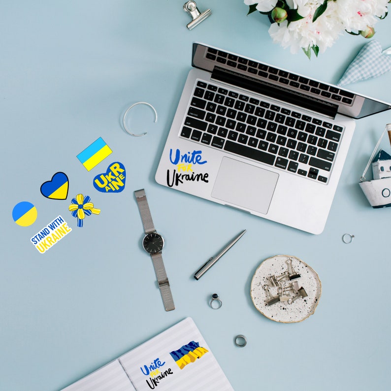 Peace for Ukraine, Ukraine Printable Stickers, Daily Journal Stickers ...