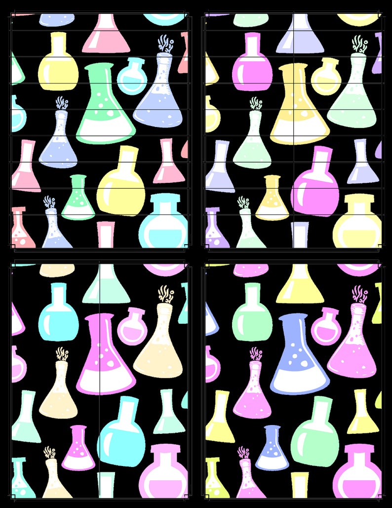 Chemistry Mini Writing Paper Printable Stickers, Printable Planner ...