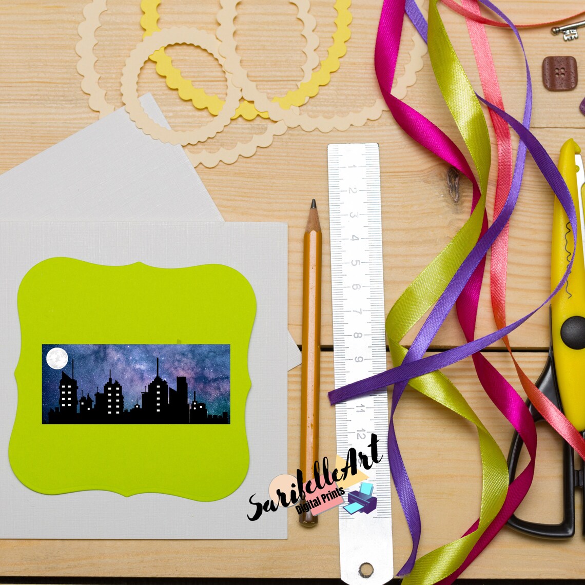 City Printable Stickers Printable Sticker Sheet Print and - Etsy