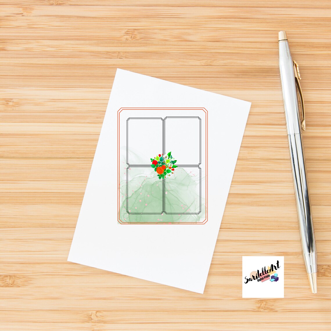 Floral Mini Writing Paper Printable Stickers Printable - Etsy