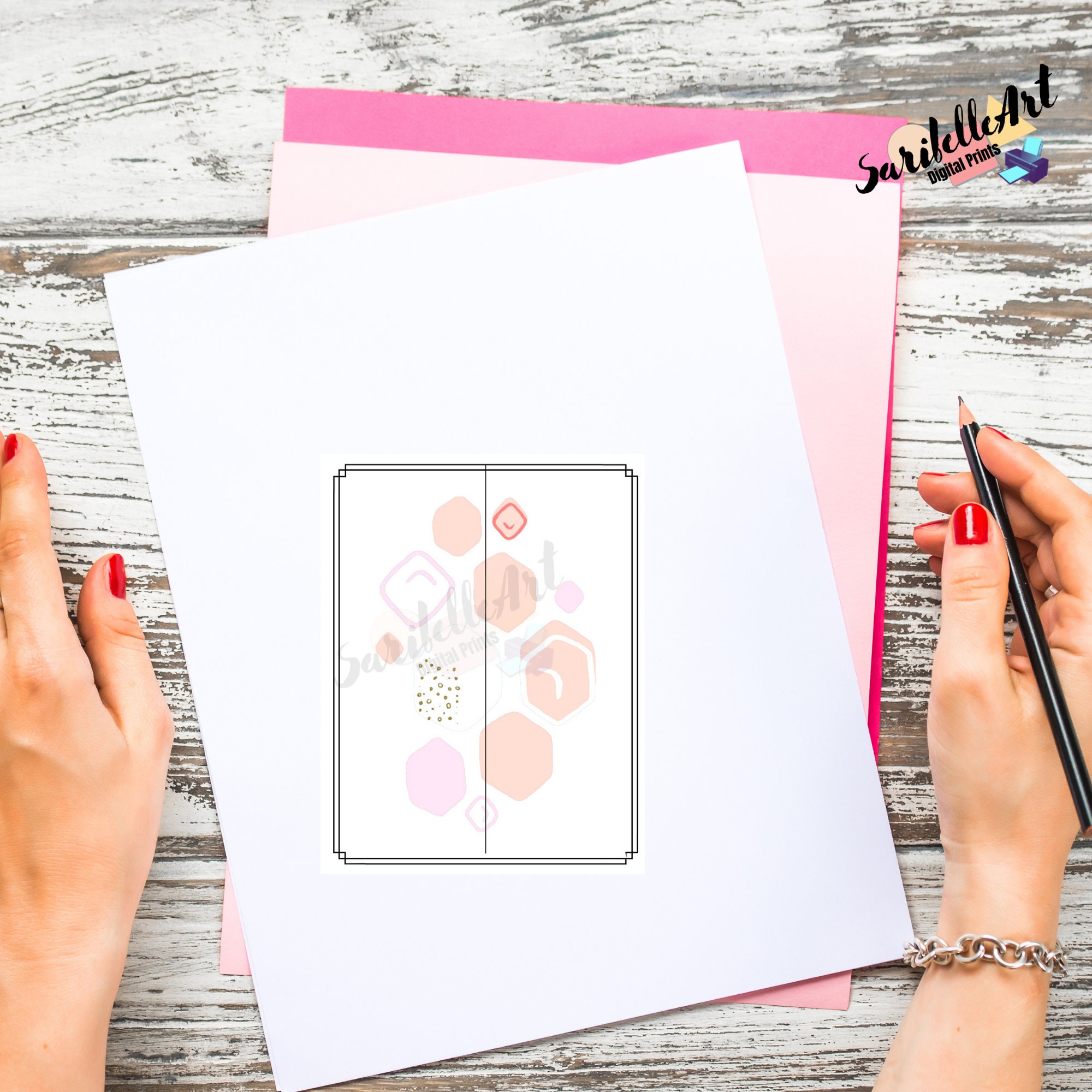 Colorful Mini Writing Paper Printable Stickers, Printable Planner ...