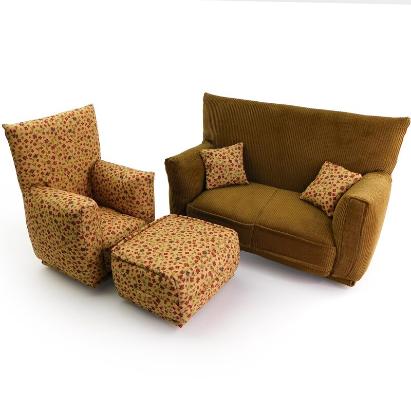 1/6 Scale Brown Couch - Etsy