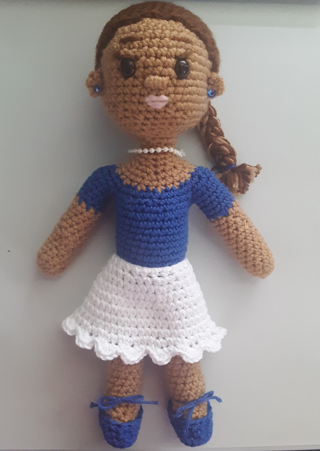 HBCU Doll, African American Sorority Doll, Hampton, Blue and White - Etsy