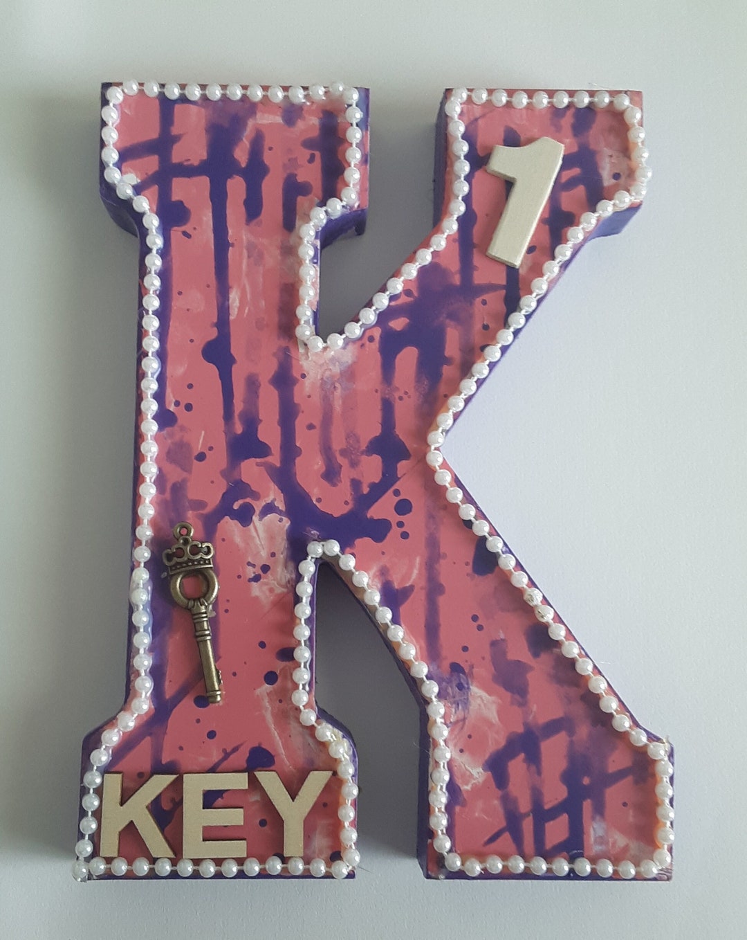 KEY Sorority, Greek Letters, Back to School, Soror Gifts, Cross Over ...