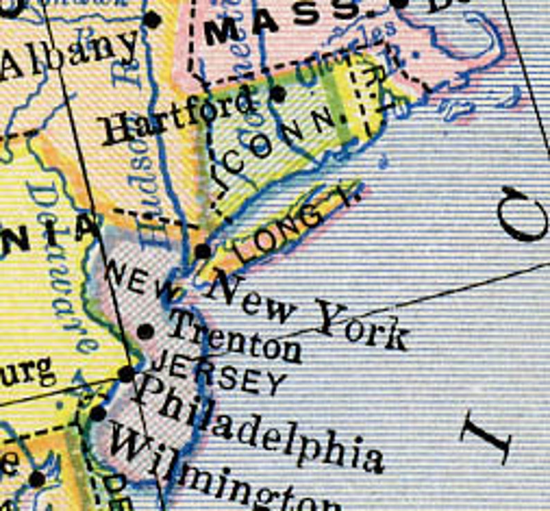 Print of Map-United States 1825 | Etsy