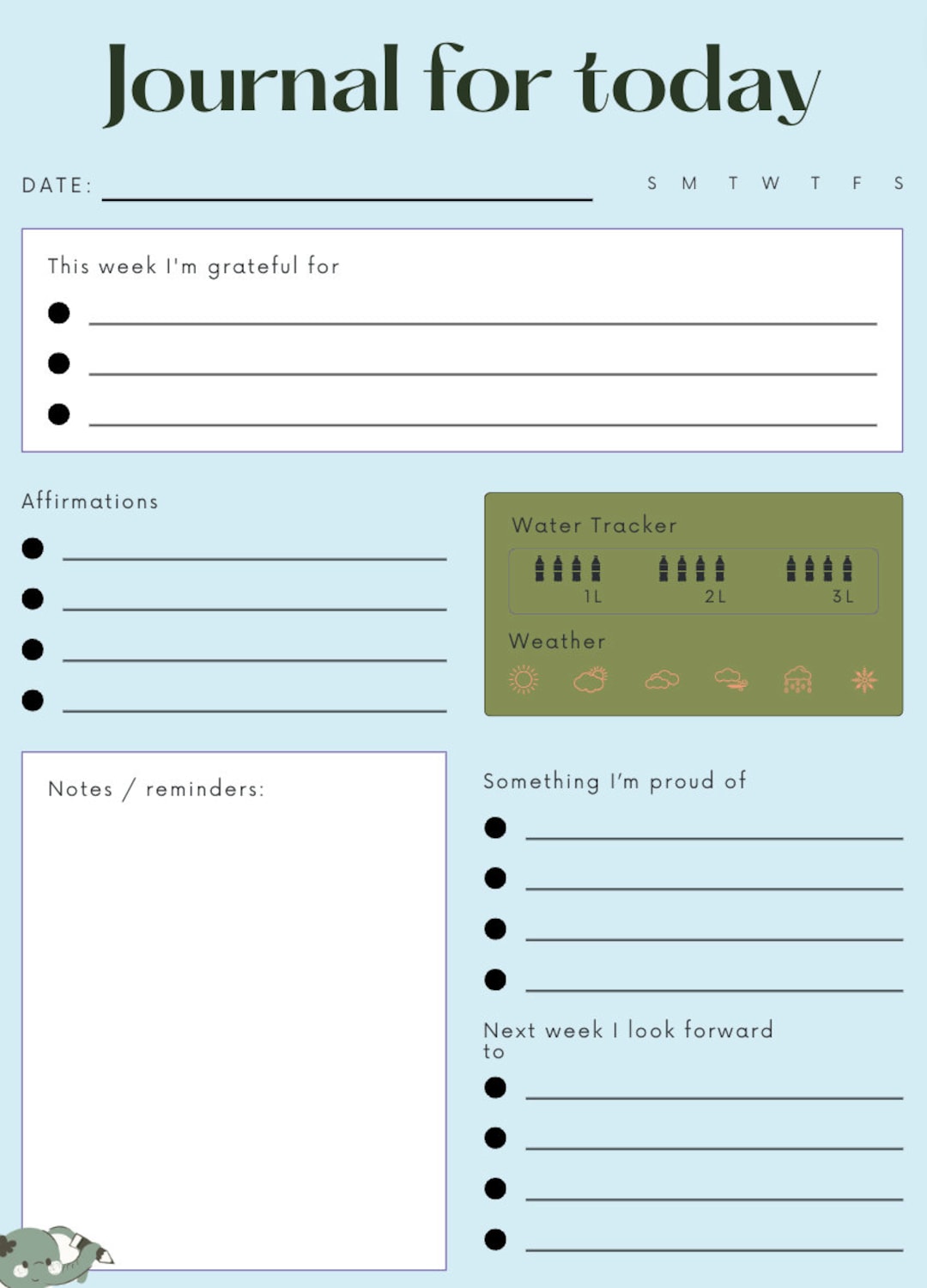 Gratitude Journal for Teens - Etsy