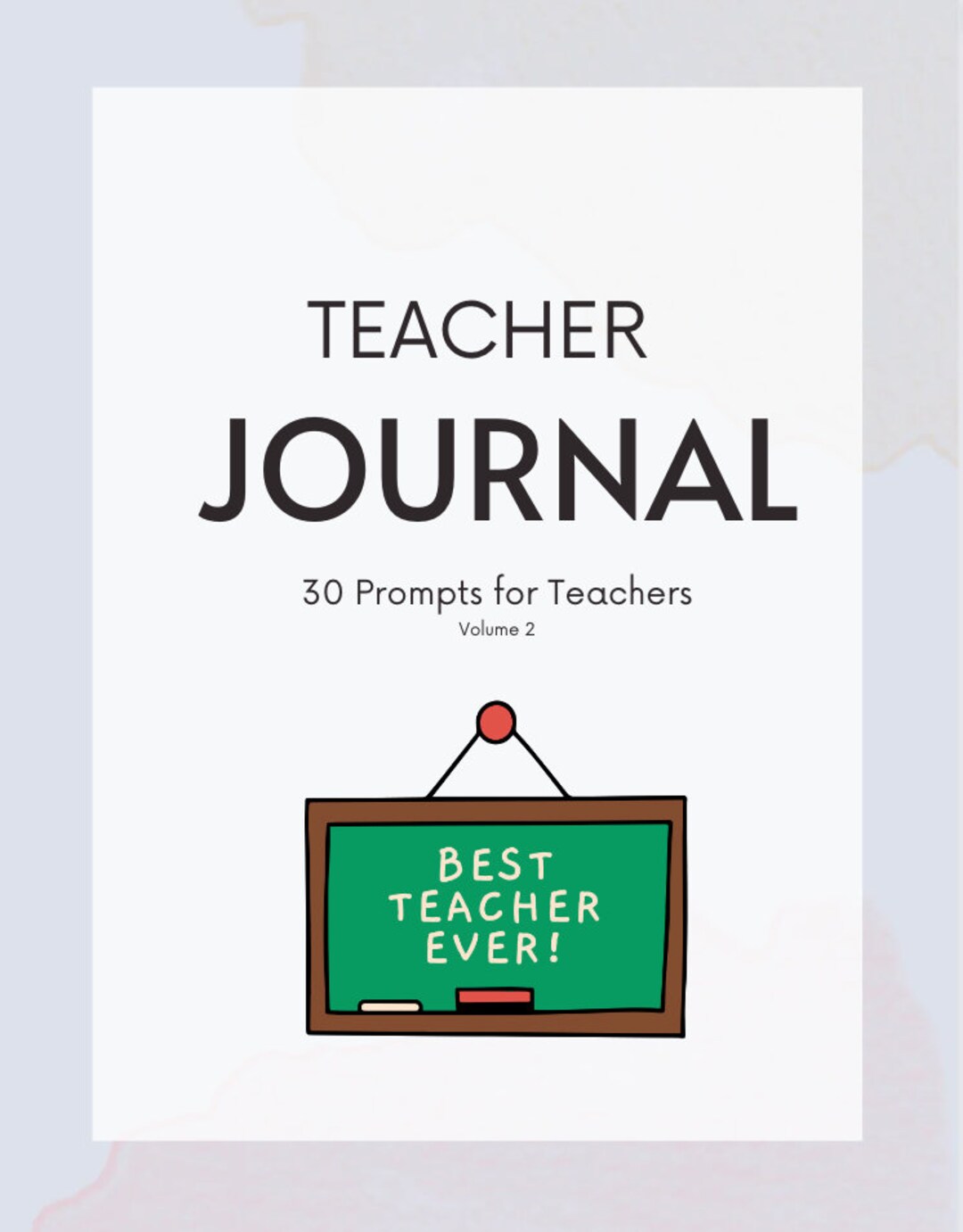 Experienced Teacher Reflection Journal | Digital Journal | Printable ...