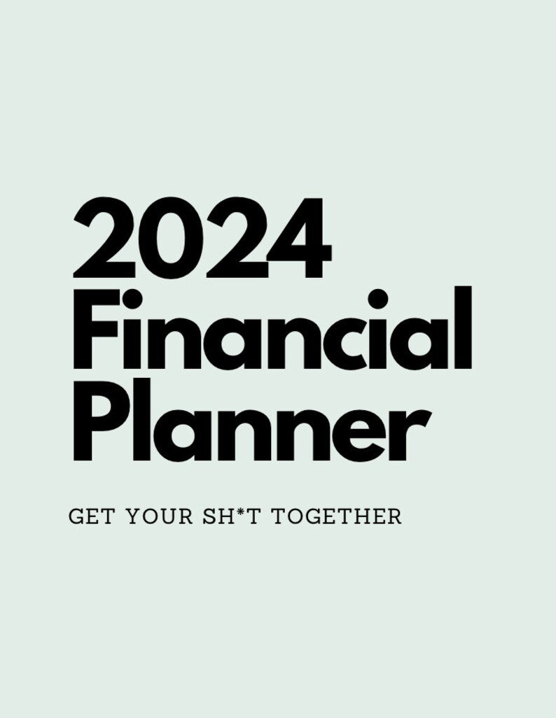 2024 Financial Planner - Etsy
