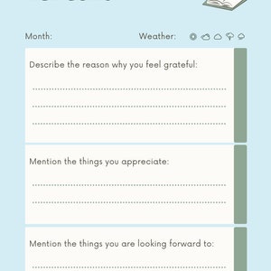 Gratitude Journal for Teens - Etsy