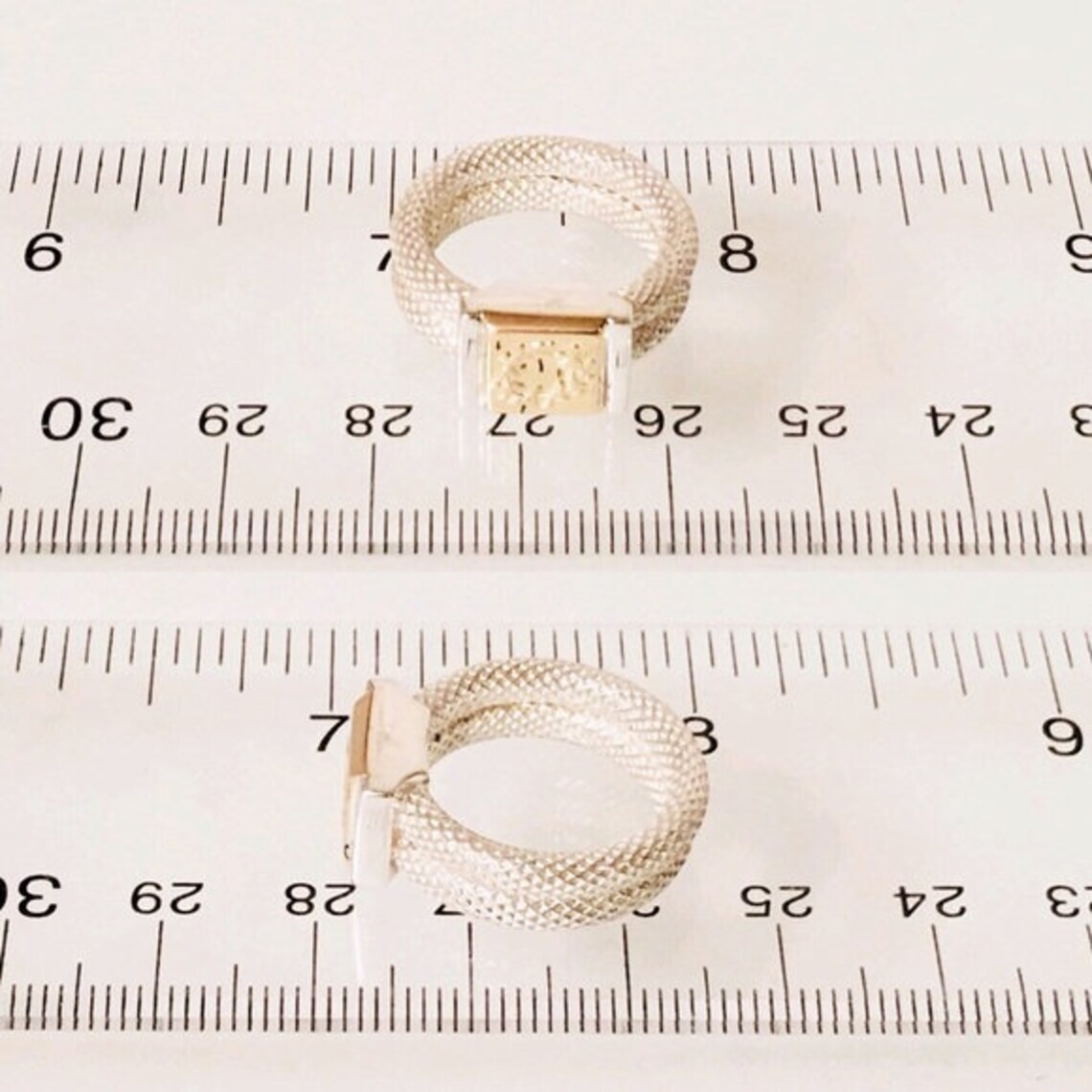 Two Tone Grecian Wreath Panel Signet Ring 925 Sterling Silver - Etsy