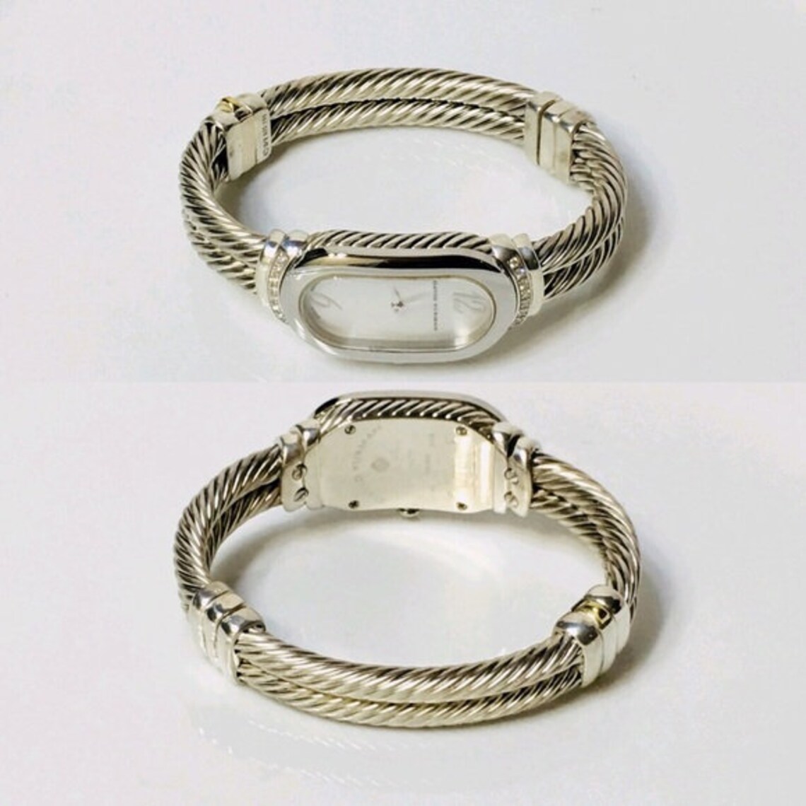 David Yurman Diamond Double Cable Madison Watch 925 Sterling | Etsy
