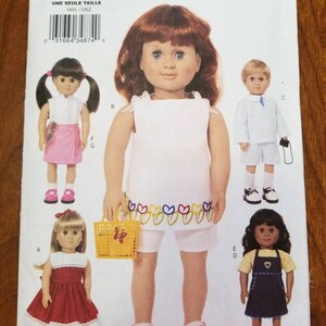 Sewing & Needlecraft Sewing Kits & How To Doll Clothes Butterick 3875 ...