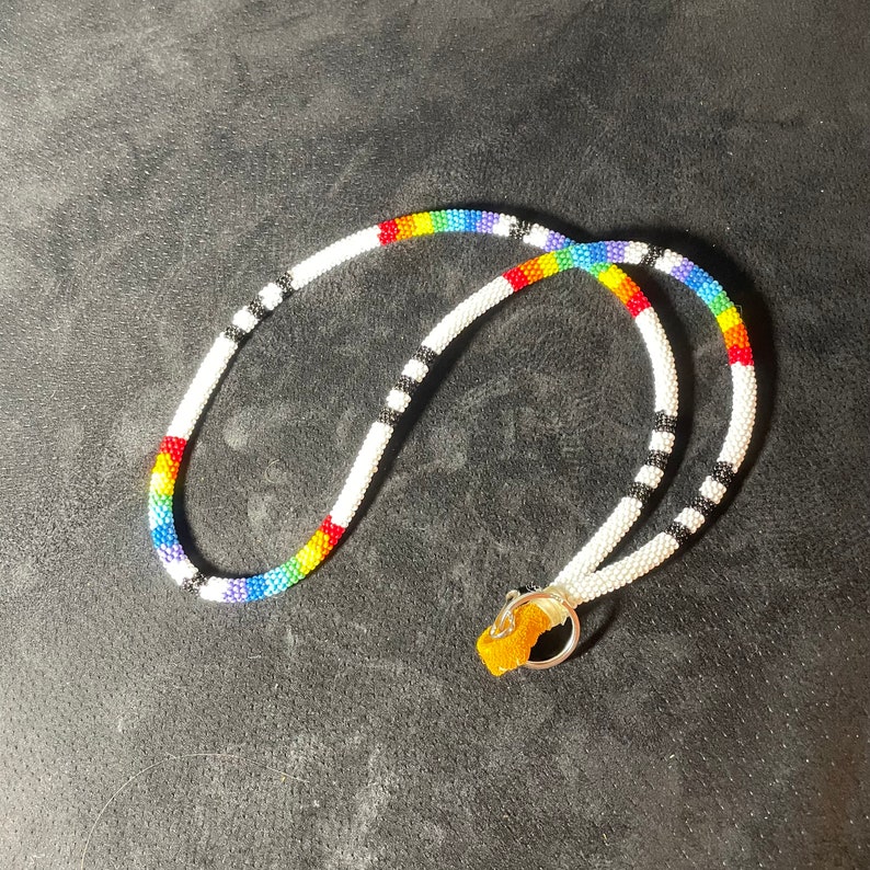 Rainbow NATIVE LANYARD LGBTQ | Etsy