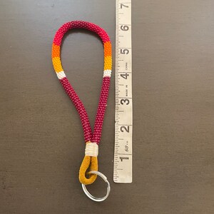 Red - NATIVE BEADED KEYCHAIN - Gift Idea, Elegant, Key Holder, Wrist ...