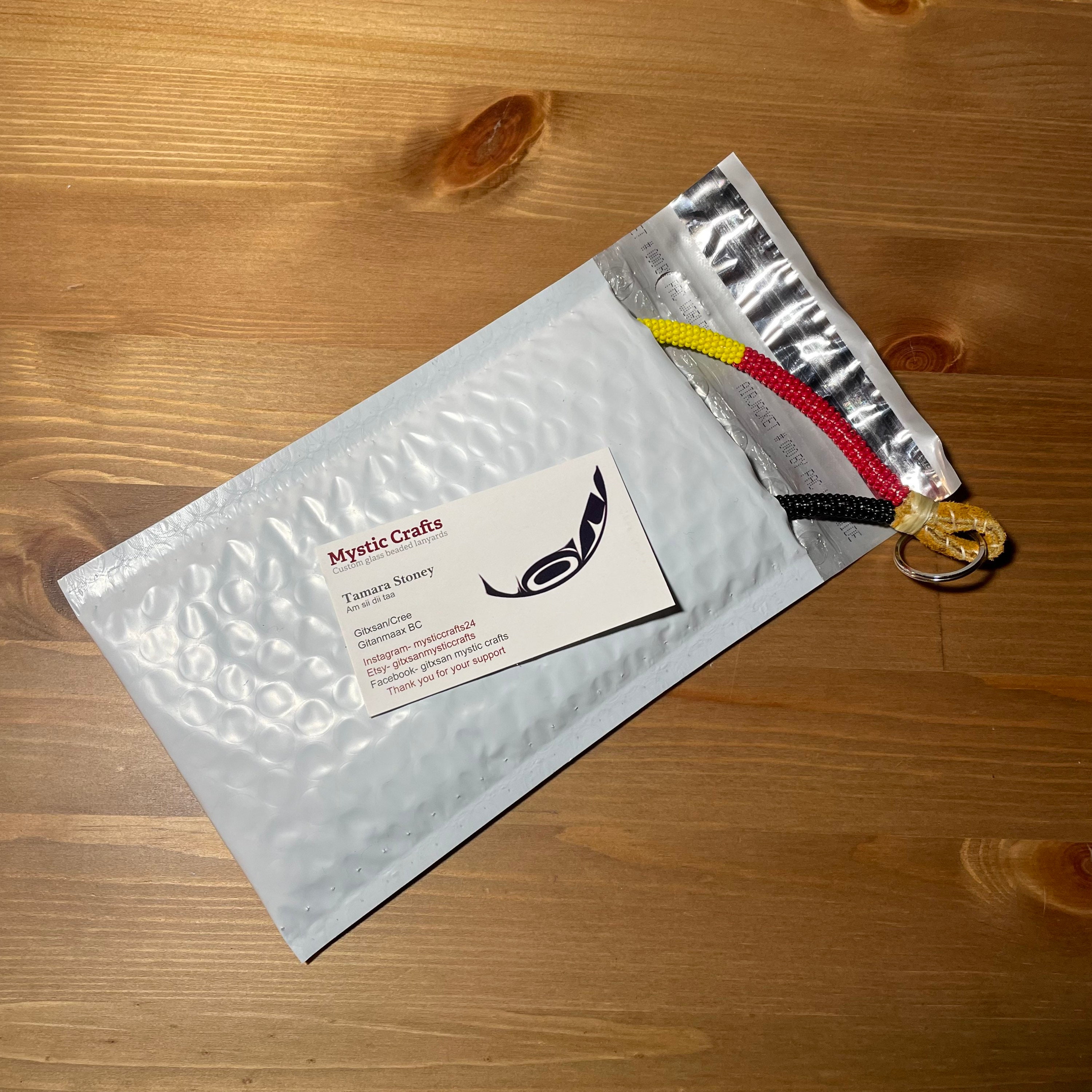 Medicine Wheel NATIVE BEADED KEYCHAIN Red White Black | Etsy