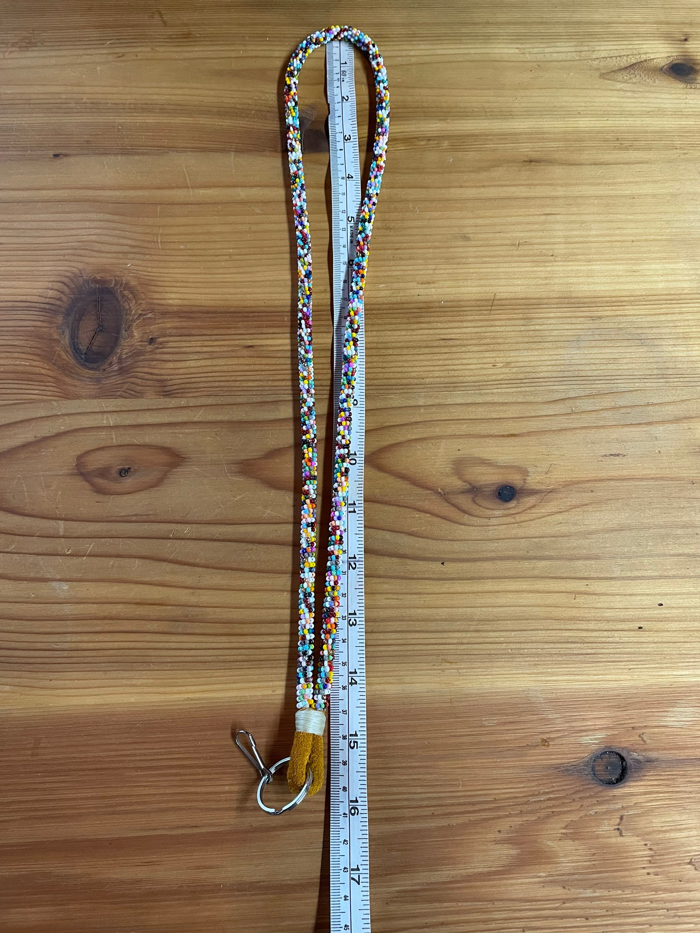 Candy NATIVE BEADED Lanyard Mix of Colours - Etsy Canada