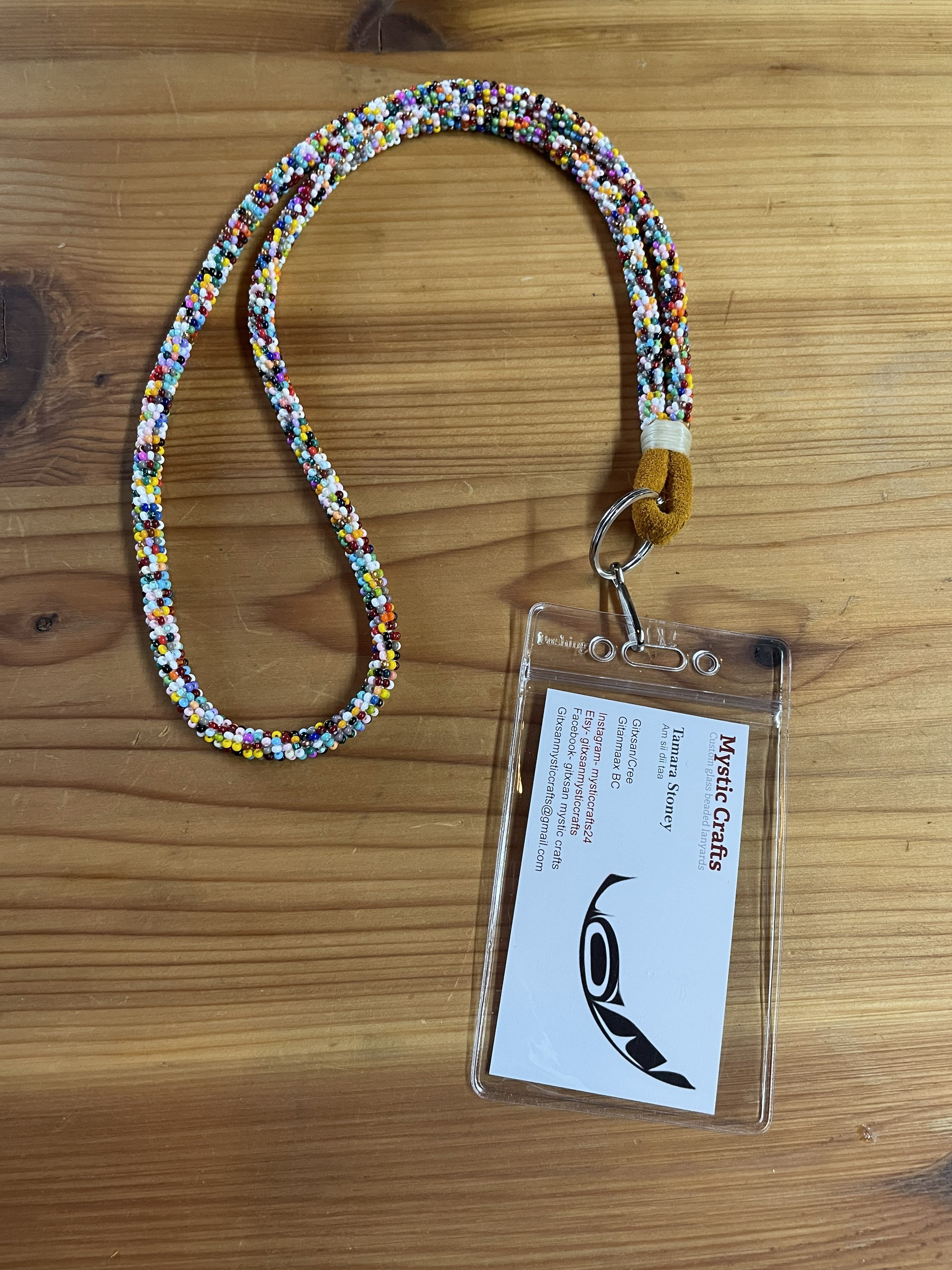 Candy NATIVE BEADED Lanyard Mix of Colours - Etsy Canada