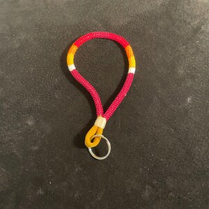 Red - NATIVE BEADED KEYCHAIN - Gift Idea, Elegant, Key Holder, Wrist ...