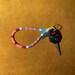 Salmon NATIVE BEADED KEYCHAIN Gift Idea Elegant Key - Etsy