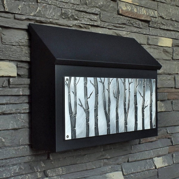 Modern Mailbox Wall Mount - Etsy