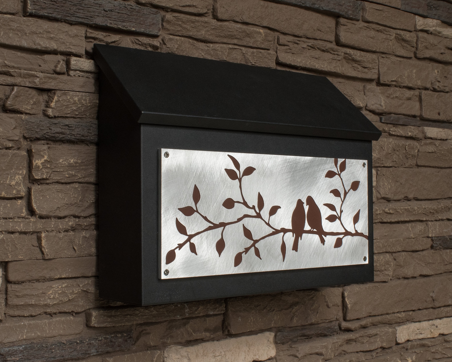 Bird Lovers Wall Mount Mailbox - Horizontal - Etsy